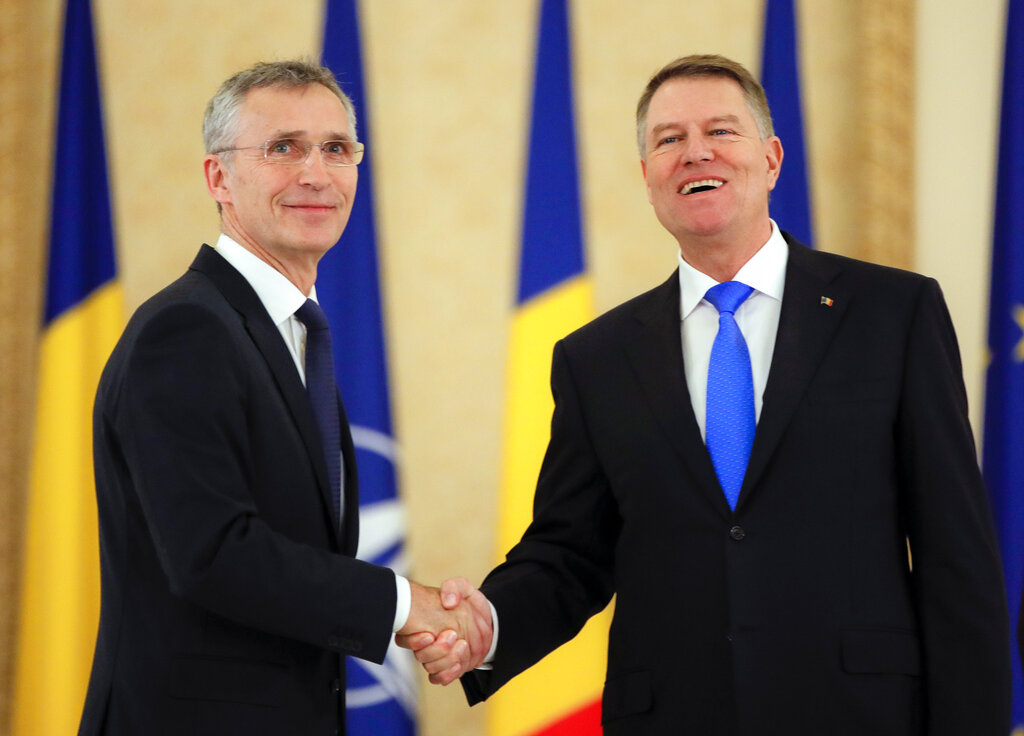 Romanian president announces bid for NATO leadership